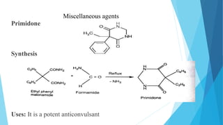 ANTICONVULSANT DRUGS.pptx-classification mechanism structure synthesis ...