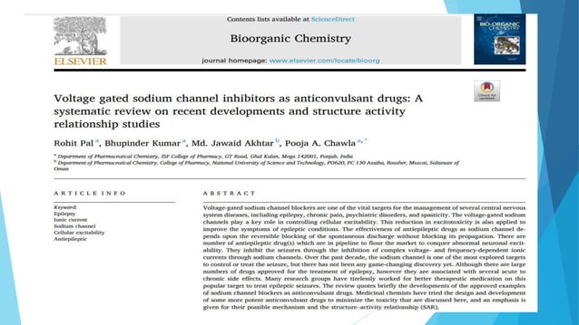 ANTICONVULSANT DRUGS.pptx-classification mechanism structure synthesis ...