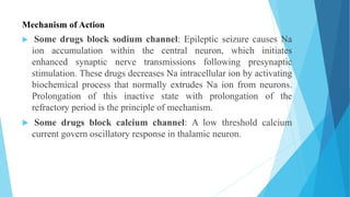 ANTICONVULSANT DRUGS.pptx-classification mechanism structure synthesis ...