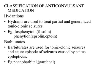 Anticonvulsive medication | PPT