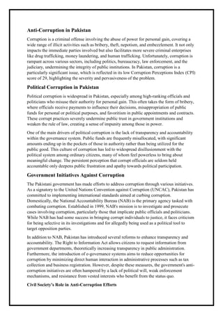 Understanding Corruption Anticorruption | PDF