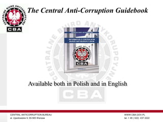 CENTRAL ANTI-CORRUPTION BUREAU (CBA) | PDF | Debated Sensitive Social ...