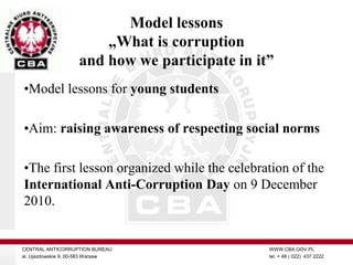 CENTRAL ANTI-CORRUPTION BUREAU (CBA) | PDF | Debated Sensitive Social ...