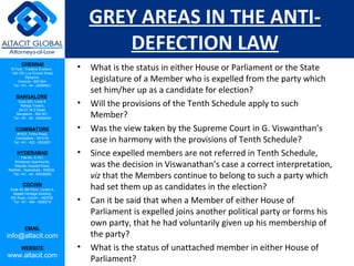 Anti defection laws | PPT