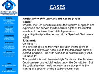 Anti defection laws | PPT