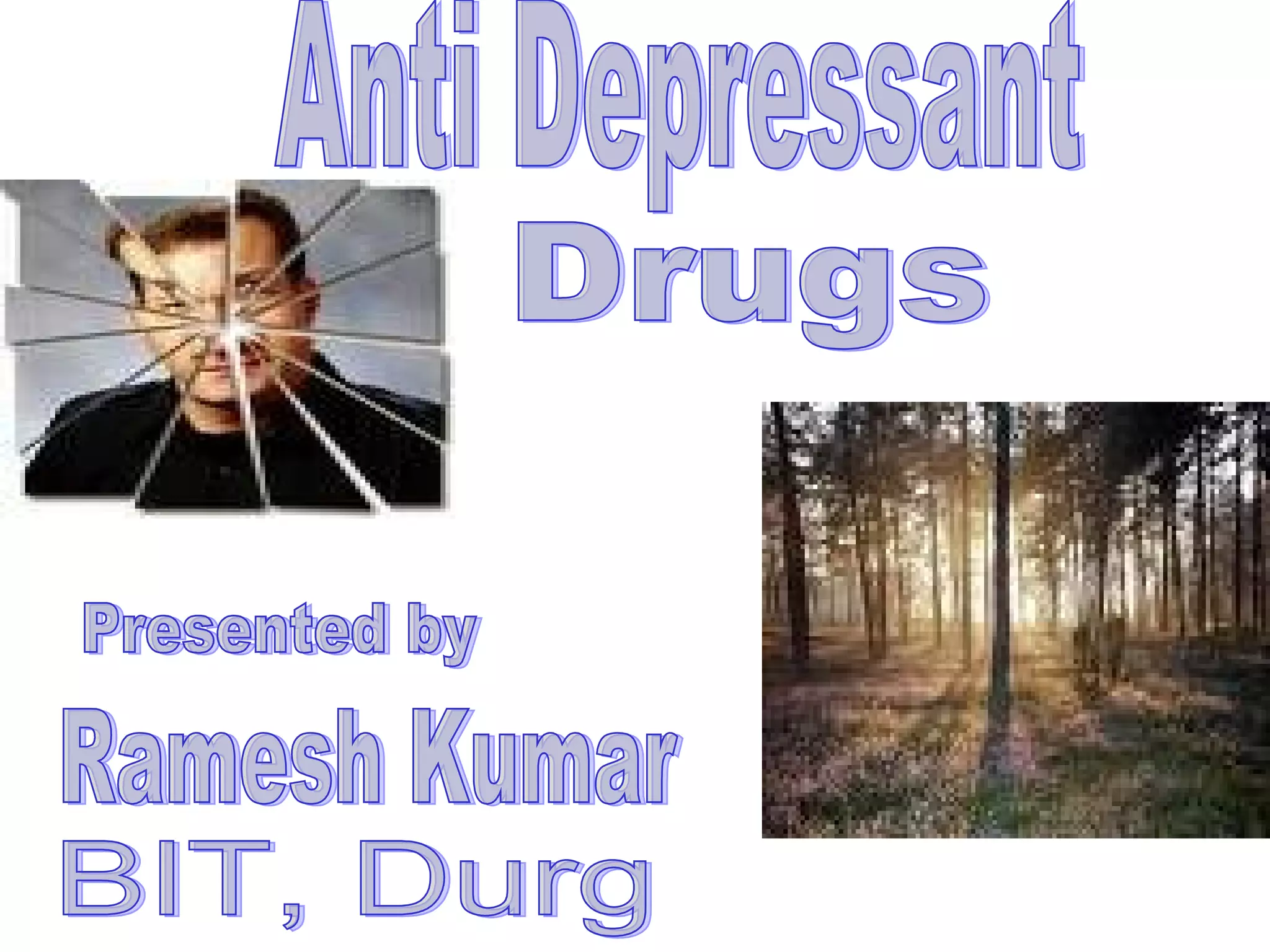 Antidepresion lect 1 | PPT