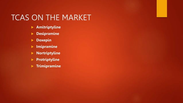 Antidepressant drugs .pptx (needs completion ) | PPT