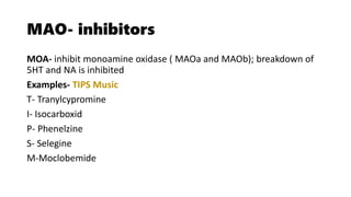 Anti depressant drugs | PPT