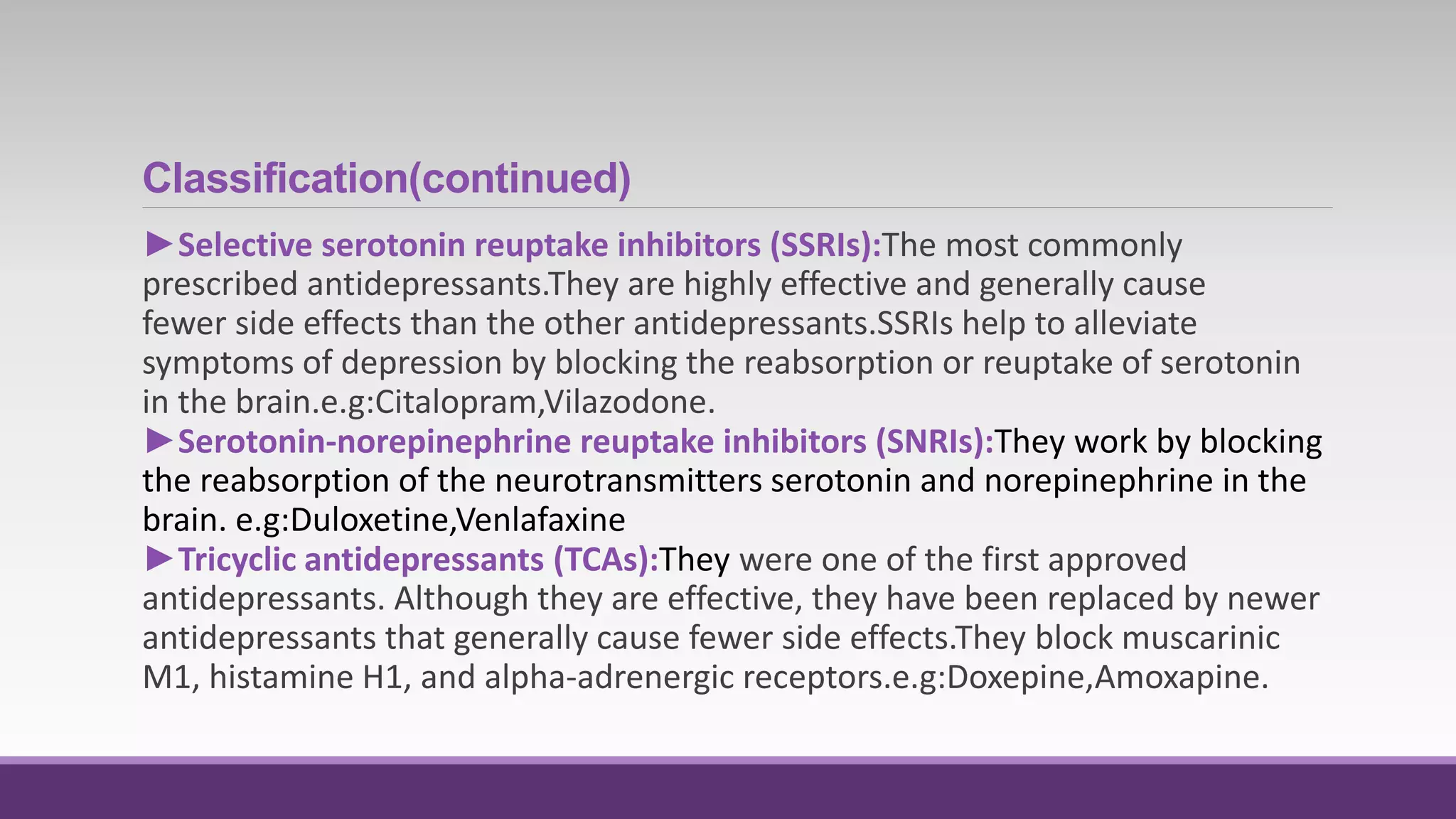 Antidepressant drugs | PPTX