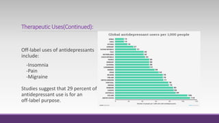 Antidepressant drugs | PPTX