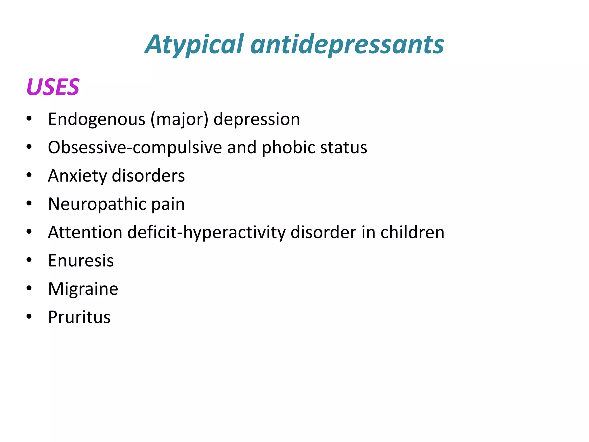 Antidepressants | PPTX