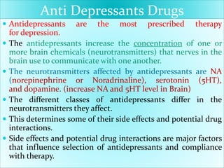 Antidepressants | PPTX