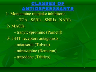 Antidepressants | PPT