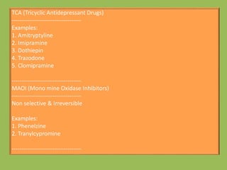 Antidepressants | PPTX