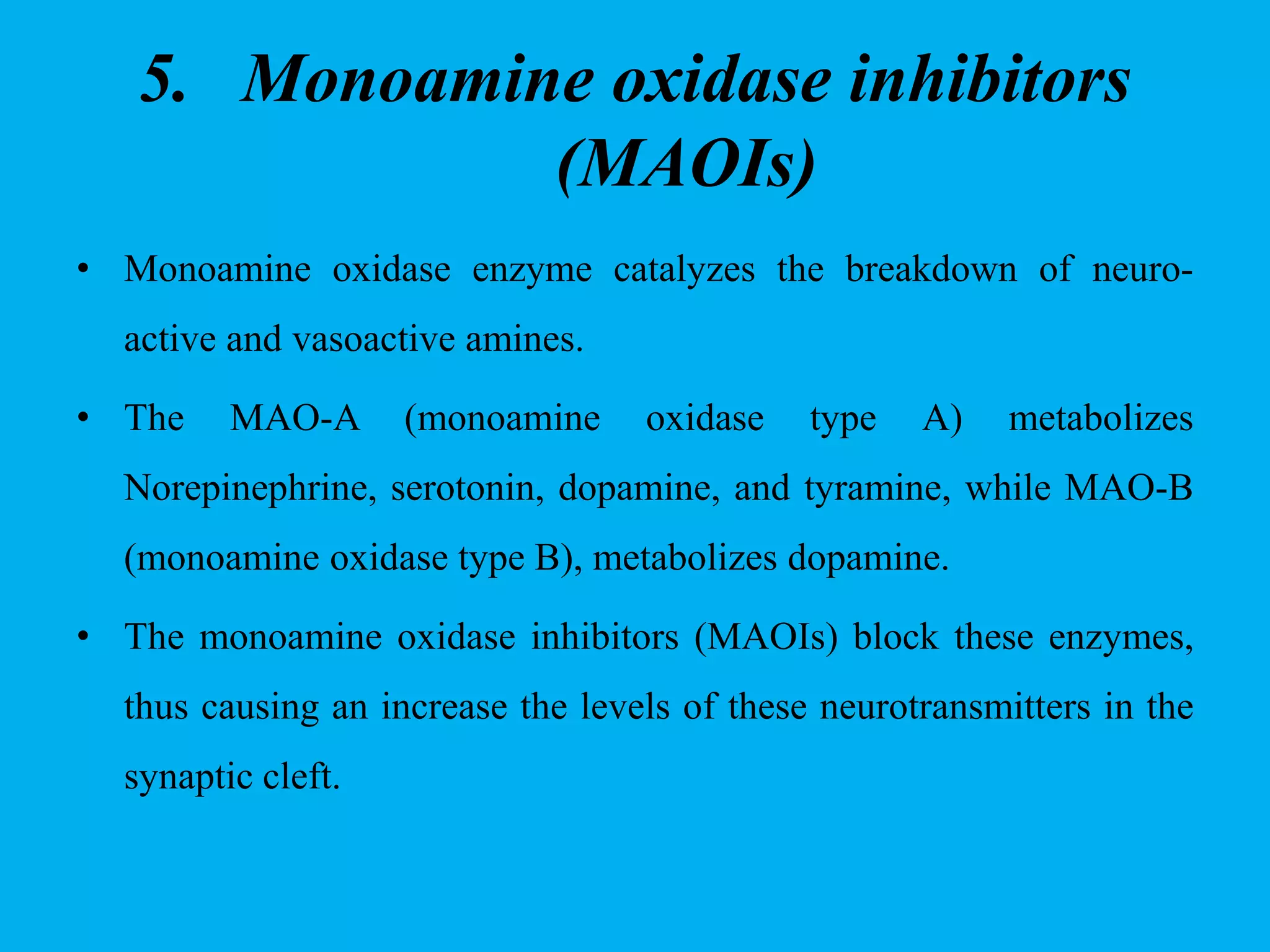 Antidepressants Pharmacology | PPTX