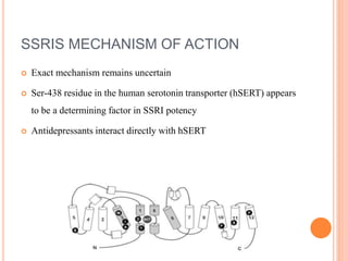 Pharmacology of Antidepressants and its mechanism | PPT