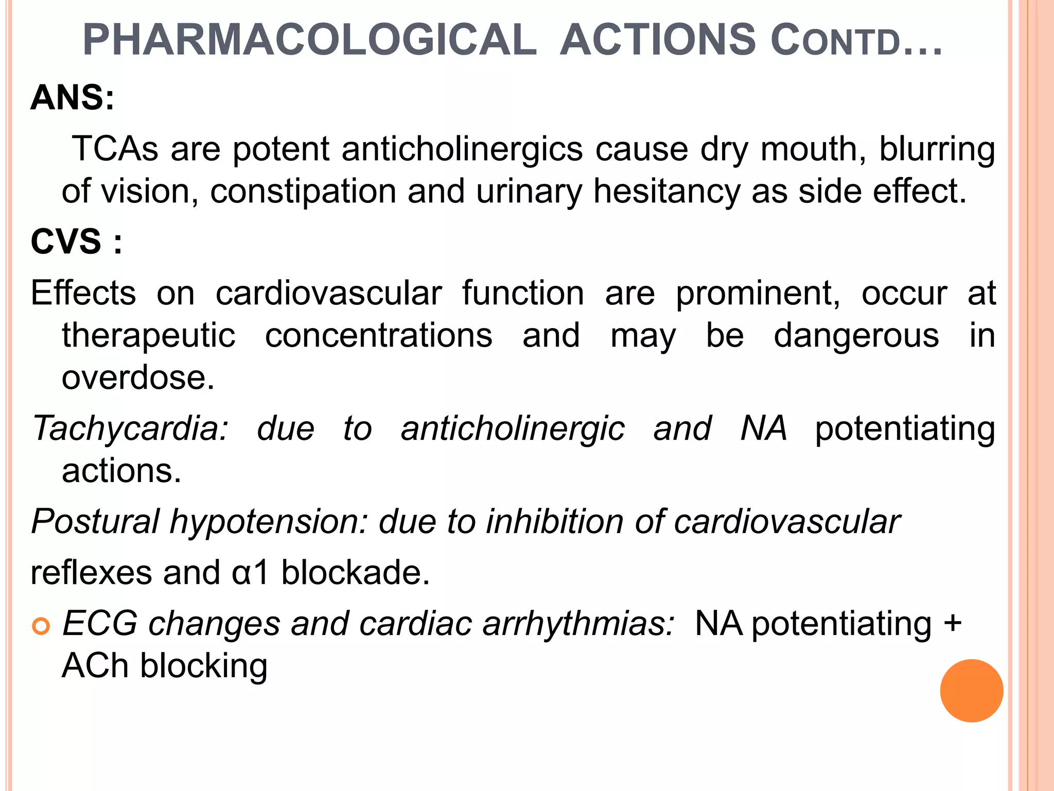 Antidepressants -pharmacology | PPTX