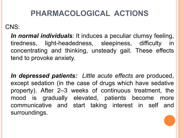 Antidepressants -pharmacology | PPTX | Brain and Nervous System ...