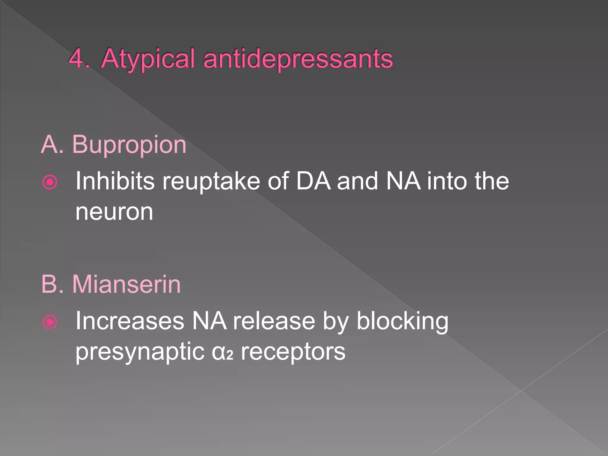 Antidepressants | PPTX
