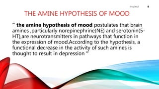AntiDepressants & their onset of action | PPTX