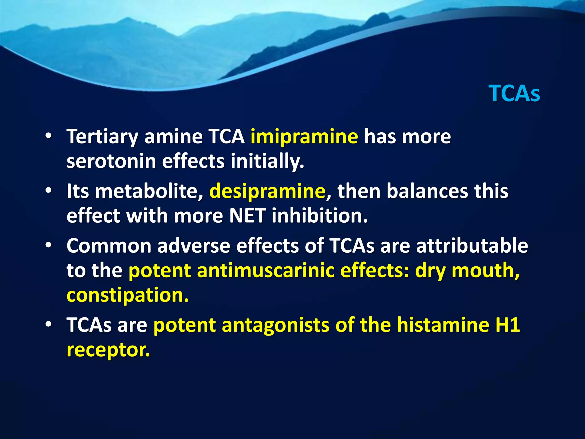 Antidepressants, pharmacodynamics | PPSX