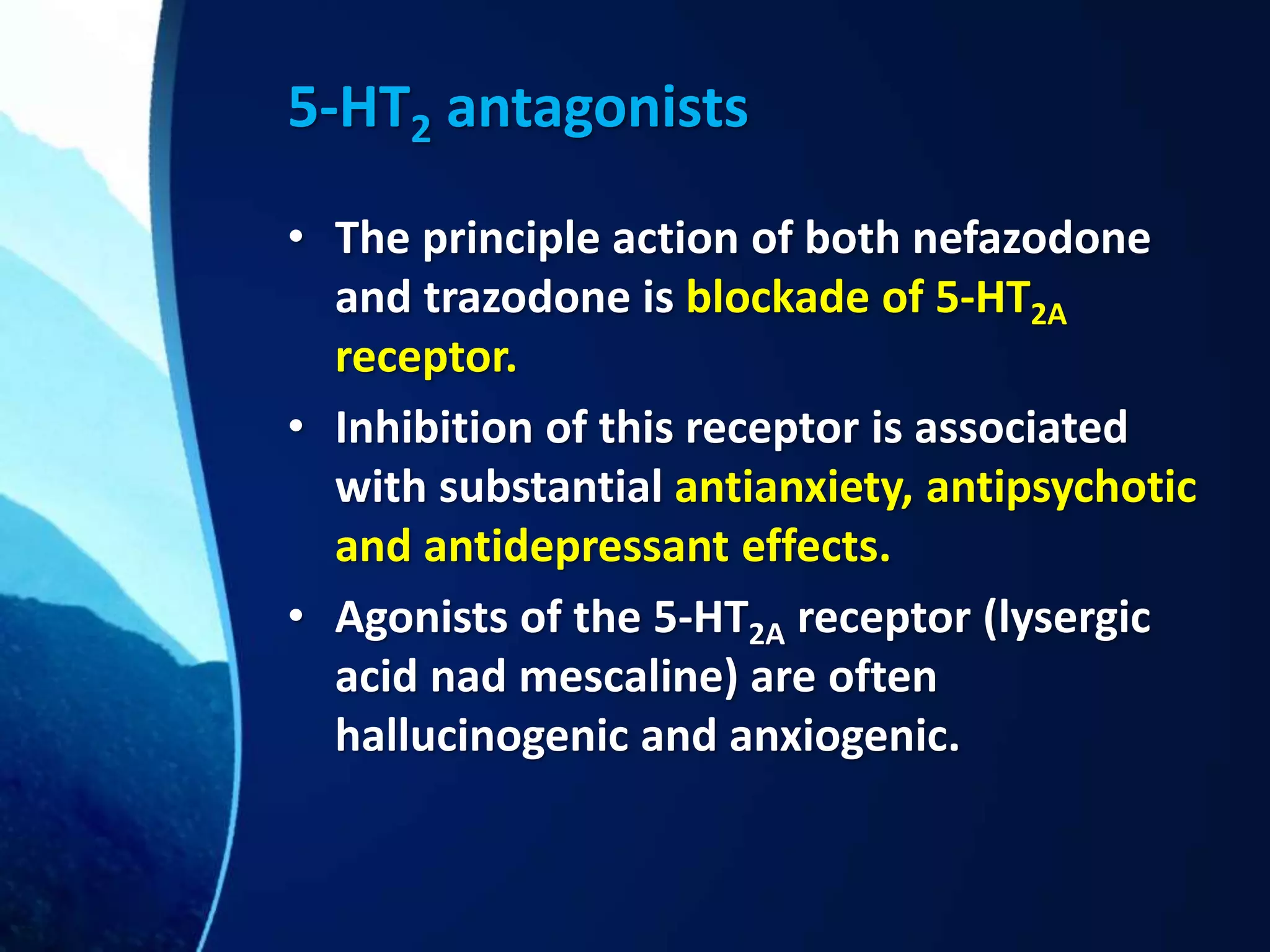 Antidepressants, pharmacodynamics | PPSX