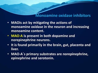 Antidepressants, pharmacodynamics | PPT