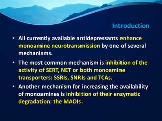 Antidepressants, pharmacodynamics | PPT