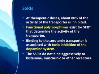 Antidepressants, pharmacodynamics | PPT