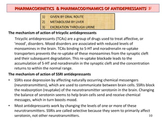 Antidepressant drugs | PPT