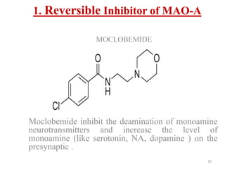 anti depressant mechanism | PPTX