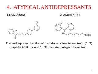 anti depressant mechanism | PPTX