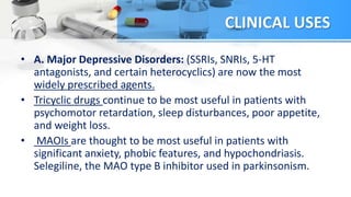 Anti Depressive Drugs | PPTX