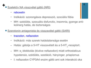 Antidepresszánsok gyógyszertan | PDF
