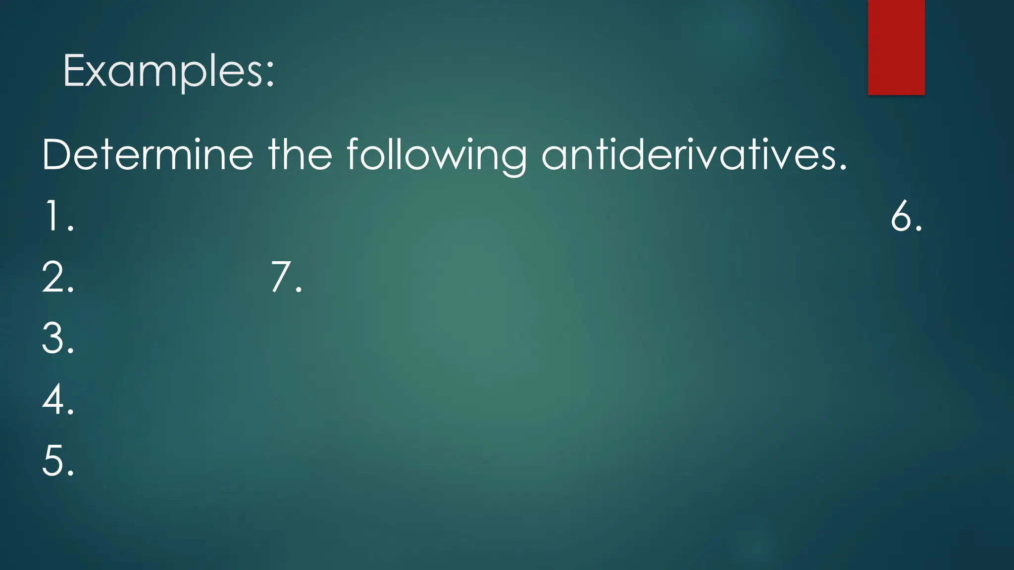 Antiderivative of the given Function.pptx