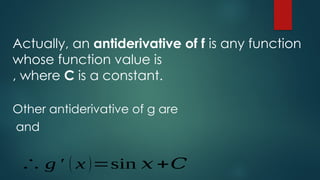 Antiderivative of the given Function.pptx