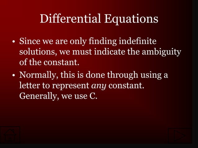 Antiderivatives, Differential Equations, and Slope Fields.ppt