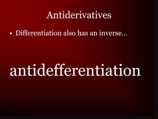 Antiderivatives, Differential Equations, and Slope Fields.ppt