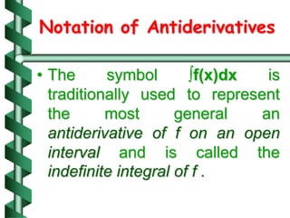 Antiderivatives nako sa calculus official | PPTX