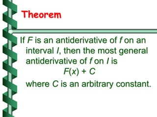 Antiderivatives nako sa calculus official | PPTX
