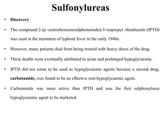 Presentation on Antidiabetic agents.pdf. | PPT