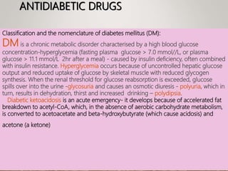 Antidiabetic drug Patho.ppt