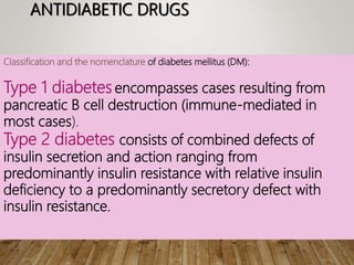 Antidiabetic drug Patho.ppt
