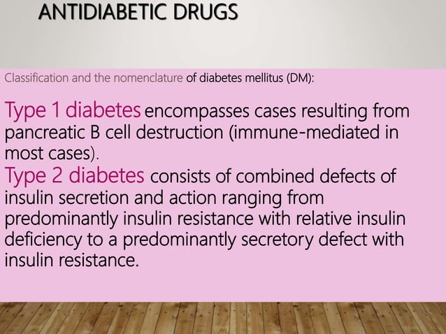 Antidiabetic drug Patho.ppt | Endocrine and Metabolic Diseases ...
