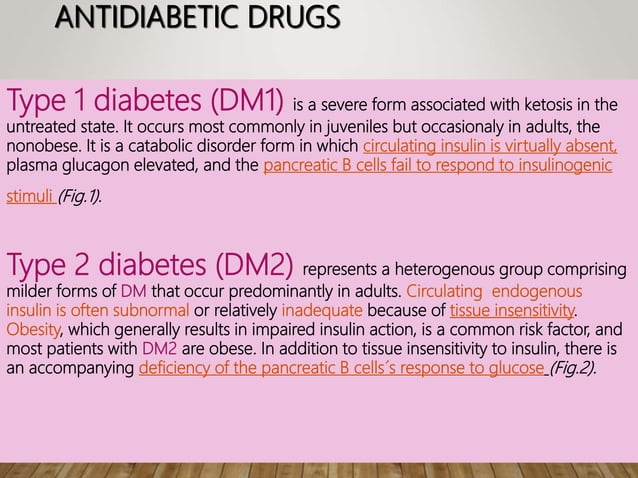 Antidiabetic drug Patho.ppt | Endocrine and Metabolic Diseases ...