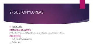 Anti diabetic drugs | PPTX