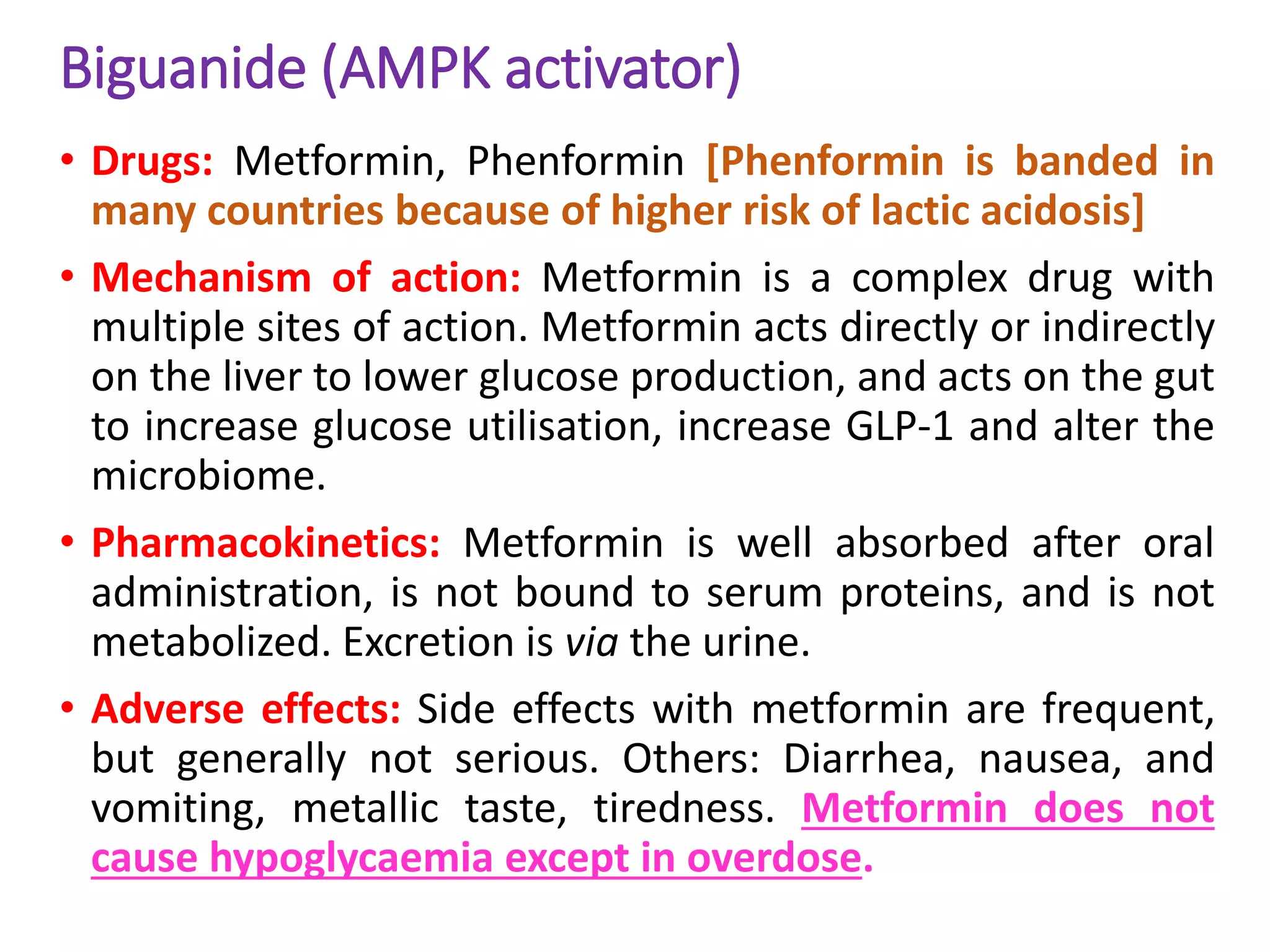 Antidiabetic drugs | PPTX