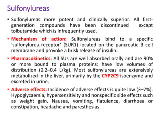 Antidiabetic drugs | PPTX