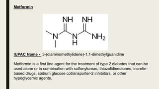 Anti diabetic drugs | PPTX