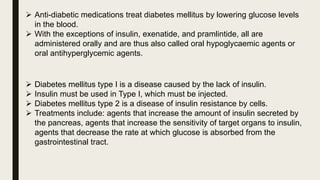 Anti diabetic drugs | PPTX